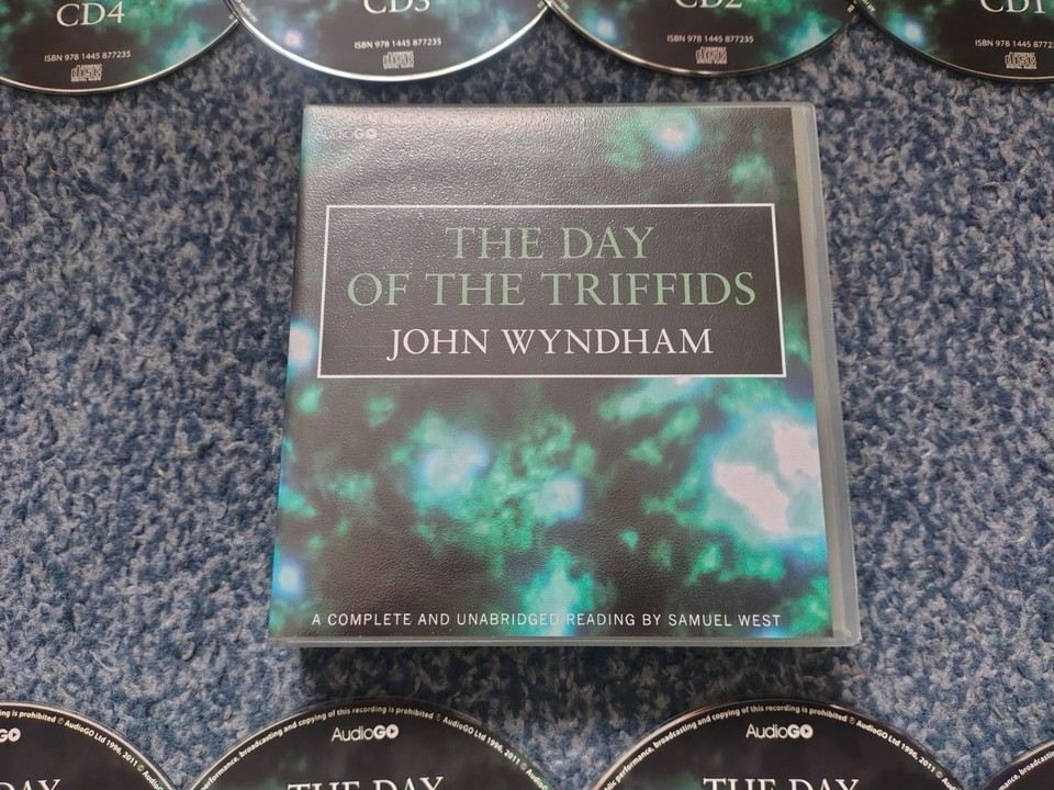 THE DAY OF THE TRIFFIDS 8 CD AUDIO BOOK UNABRIDGED VG/EXC COND JOHN ...