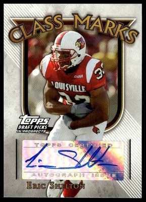 2005 Topps Draft Picks & Prospects #CM-ES Eric Shelton Class Marks ...