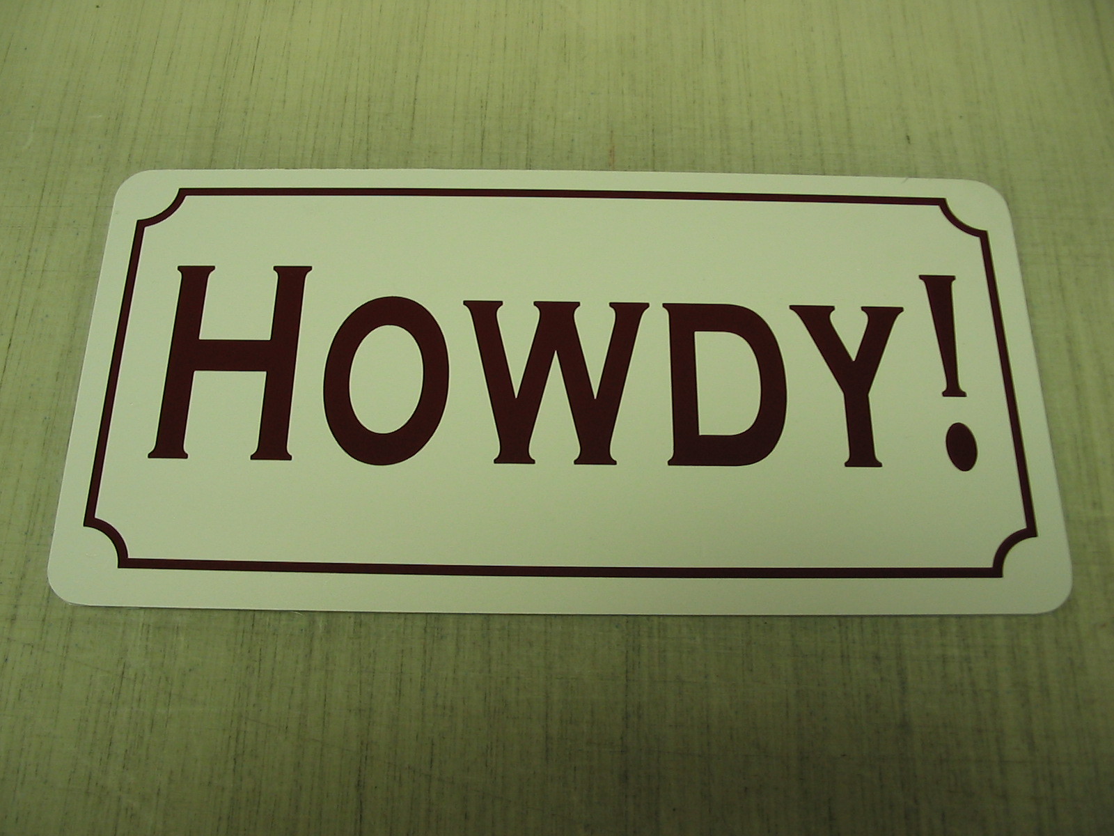 HOWDY Vintage Style Metal Sign 4 Texas Students Fans and Alumni A&M ...