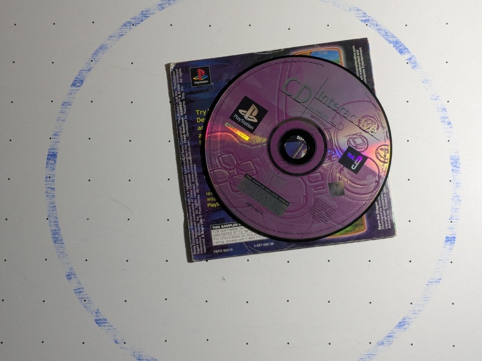 Cd Interactive Sampler Disc Vol.9 Demo Disc Sony Playstation 1 PS1 PSX ...