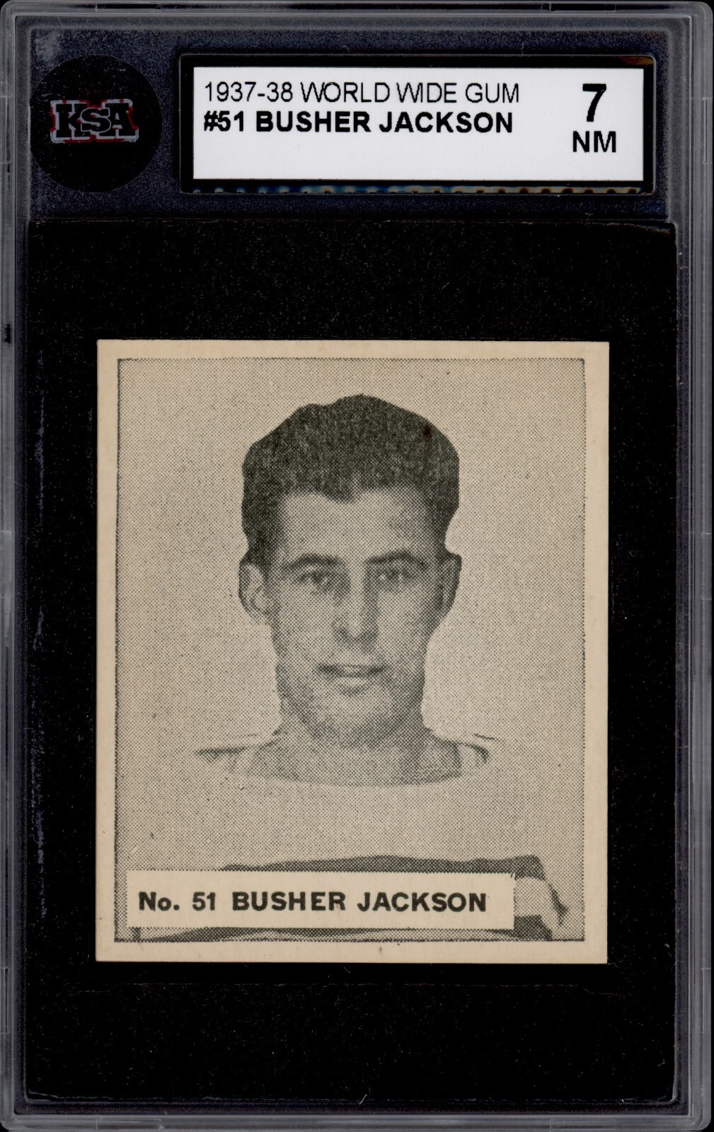 1937-38 WORLD WIDE GUM #51 BUSHER JACKSON KSA 7 NEAR MINT | eBay
