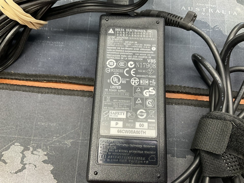 Genuine Delta Laptop Charger AC Adapter Power Supply ADP-65JH BB 19V 3 ...