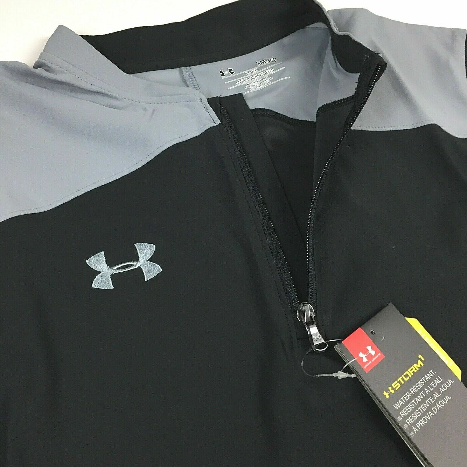 Under Armour ~ UA Storm Triumph Cage Jacket Men's Zip-Neck Pullover $60 ...