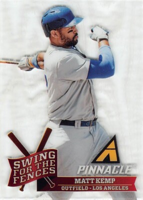 2013 Panini Pinnacle Matt Kemp Swing For The Fences #SF14 NM/MT LA ...