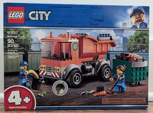 60220 LEGO City 4 Plus Garbage Truck - New in Box - Factory Sealed ...