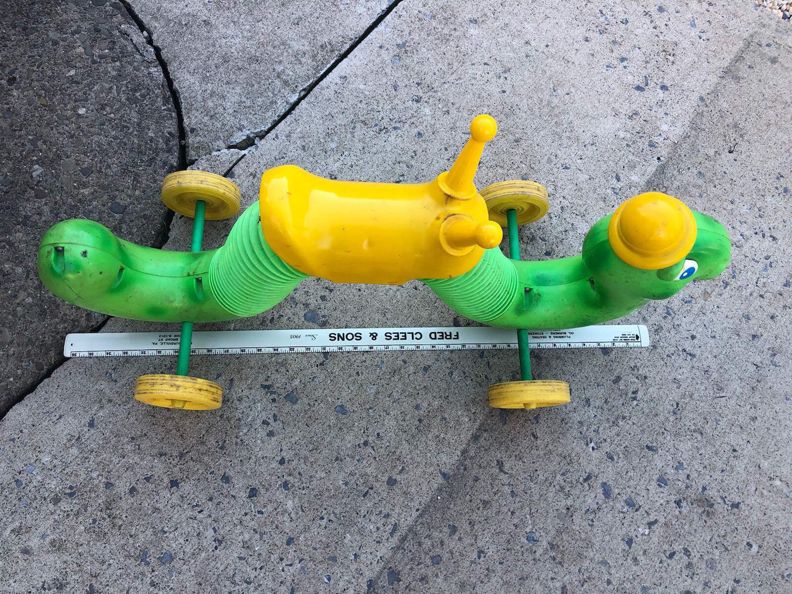 Vintage 1970s Hasbro Inch Worm Inchworm Ride On Toy | eBay