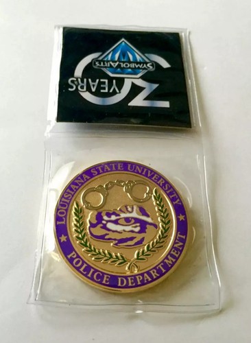 LSU Tigers Louisiana State Campus Police Challenge Coin Burrow Skenes ...