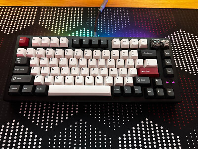 FULLY ASSEMBLED Hope 75X Black Custom Mechanical Keyboard w/ GMK ...