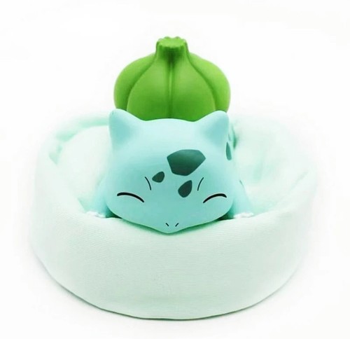 Pokemon sleeping BULBASAUR cushion mini figures Starry Dream Desktop ...