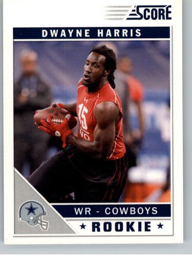 2011 Score Glossy Football #333 Dwayne Harris RC - Dallas Cowboys ...