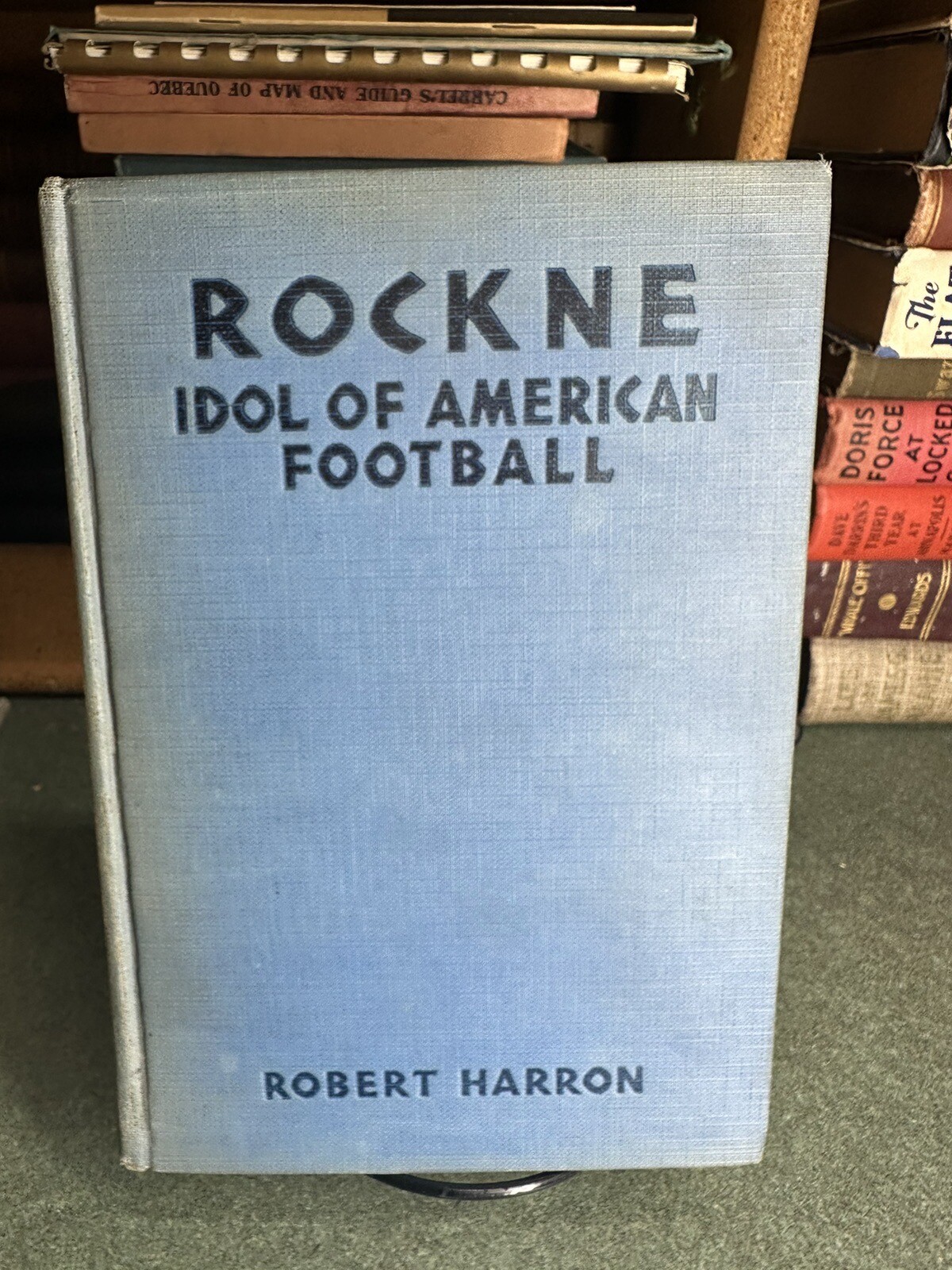 ROCKNE IDOL OF AMERICAN FOOTBALL INSCRIBED By Robert Harron 1931 | eBay