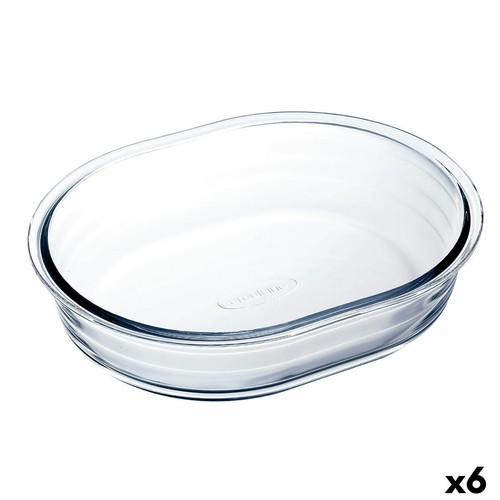 Backform Ô Cuisine Ocuisine Vidrio Durchsichtig Glas Oval 25 x 20 x 6 ...