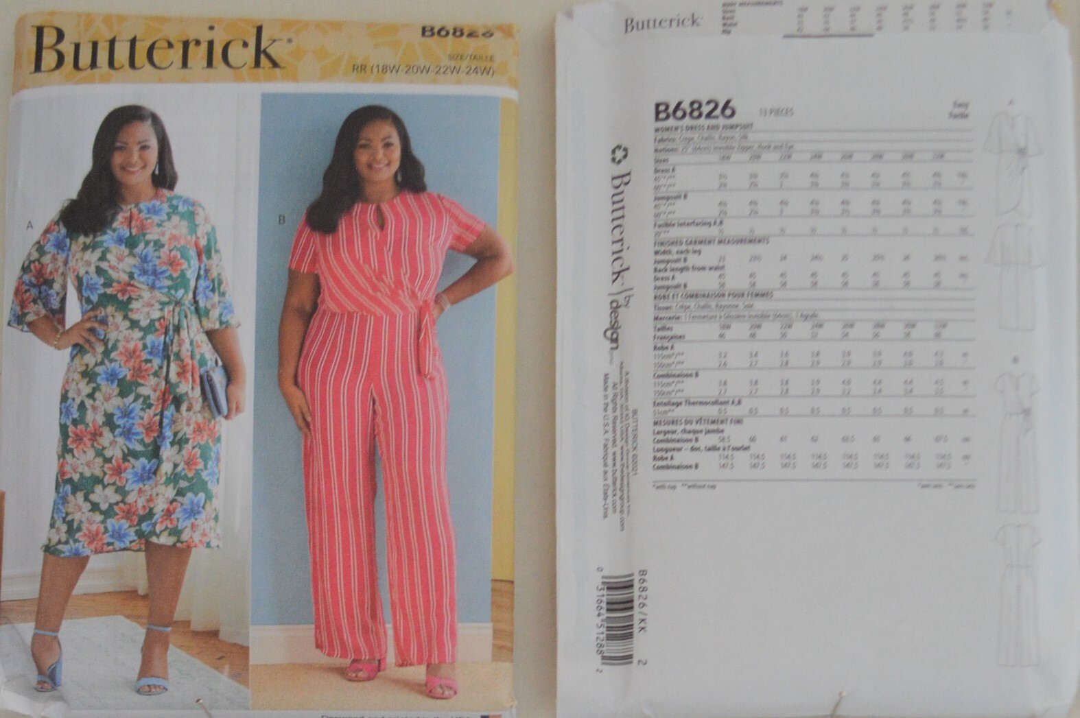 Butterick 6826 - Women's Dress and Jumpsuit. | eBay