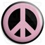 CND Logo - Peace Sign - 25mm Love Symbol Button Badge with Fridge ...