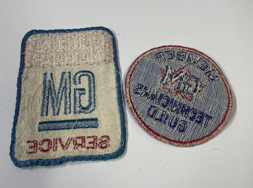 GM Service General Motors Vintage Embroidered Patches | eBay