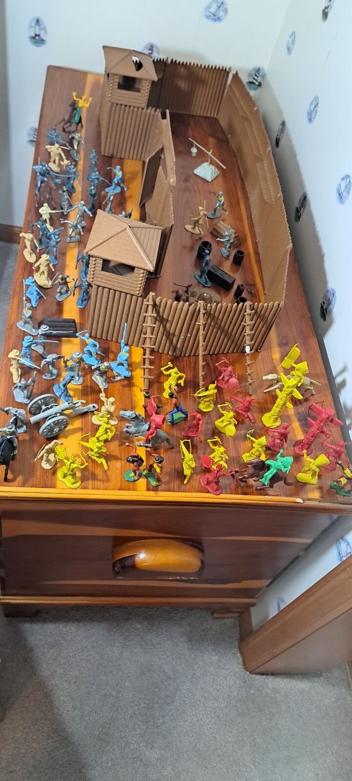 Fort Apache and Disney Alamo sets combined. Late 50's/early 60's | eBay