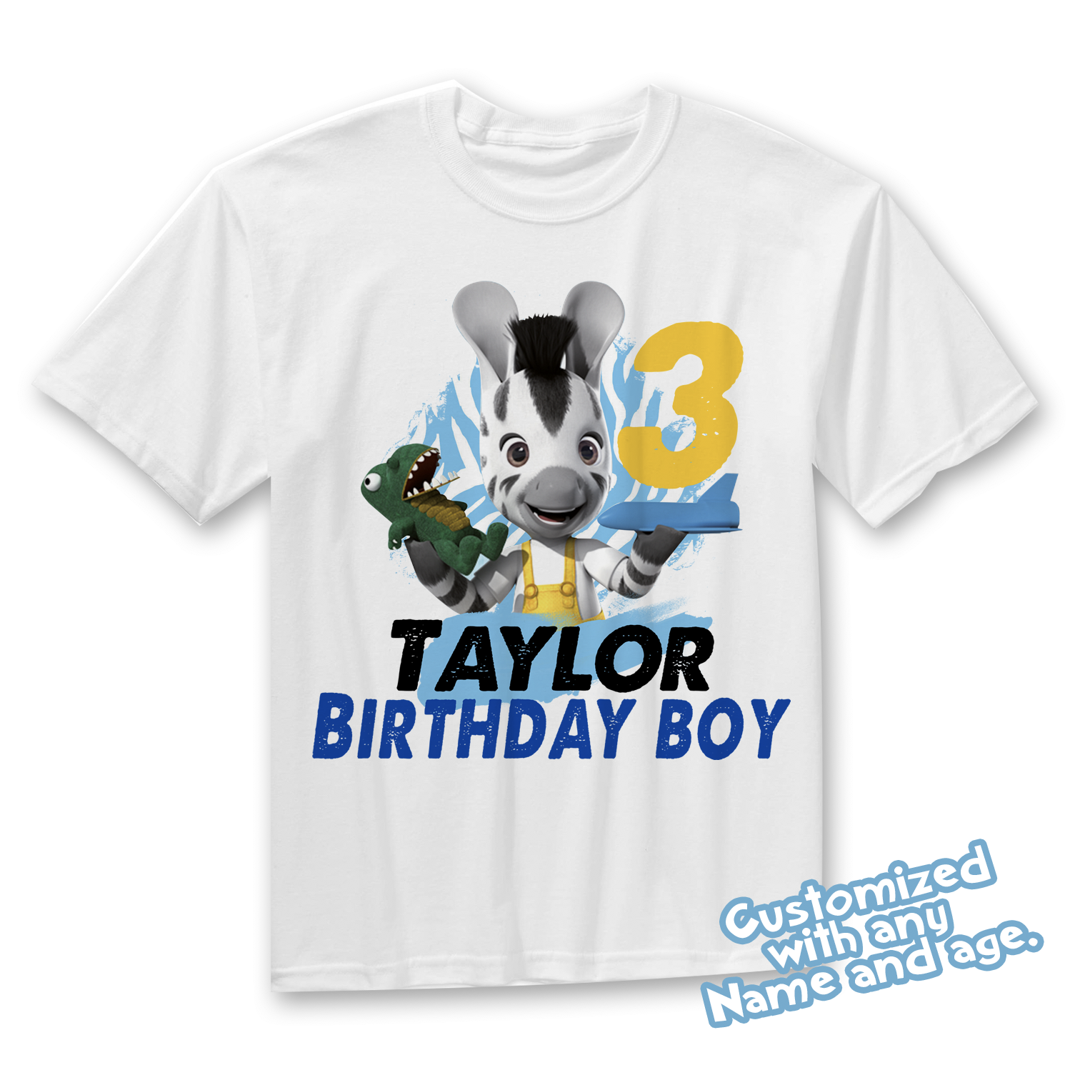 Zou the zebra shirt, Zou birthday shirt, Zou the zebra party, Zebra ...