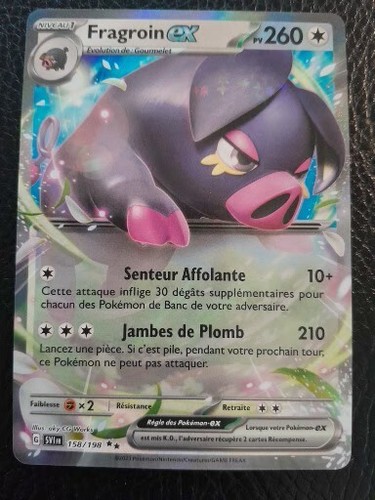 Carte Pokemon FRAGROIN 158/198 EX EV1 Ecarlate et Violet SV1 FR NEUF | eBay
