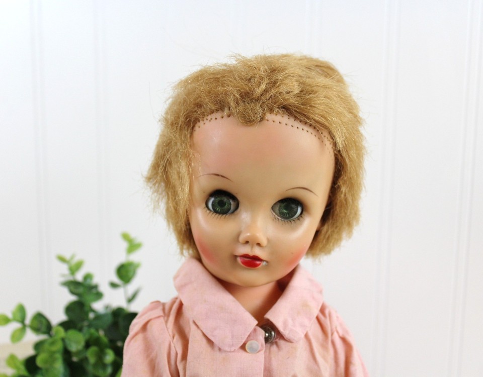 Vtg Uneeda Dollikin Belle Corp? 18'' Sleepy Eyes Plaid & Fur Fashion Doll | F947 | eBay