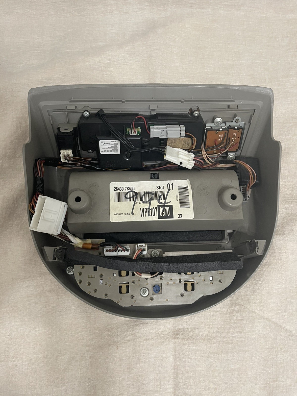 04-12 NISSAN TITAN ARMADA QX56 Overhead Console Display Sunroof Switch ...