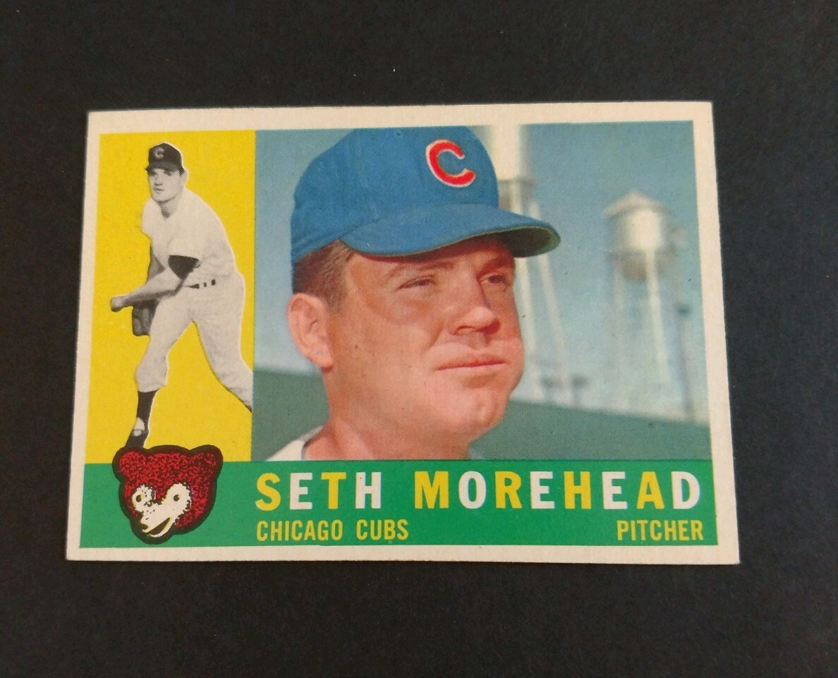 1960 Topps Baseball #504 Seth Morehead Chicago Cubs | eBay