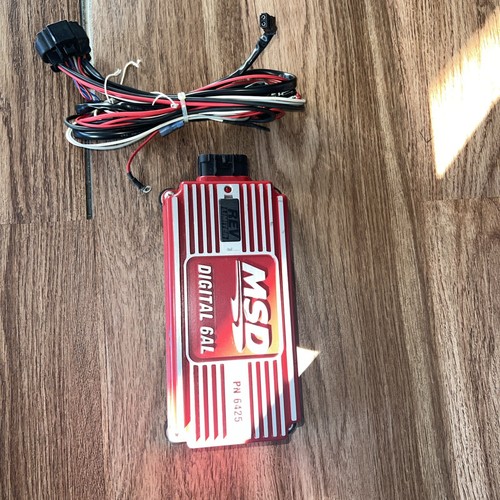 6425 MSD Digital 6AL Ignition Control - Red used in very good condition ...