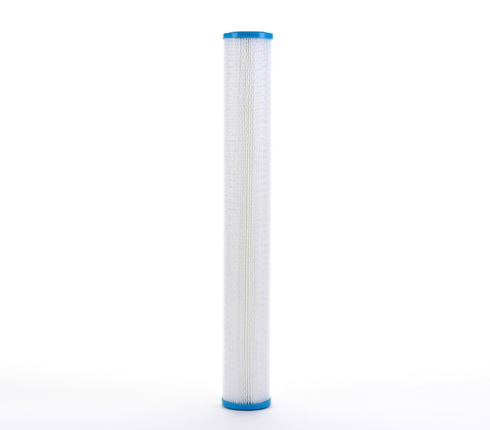 Polyester Pleated Sediment Water Filter, Washable & Reusable, 2.5" X 20 ...