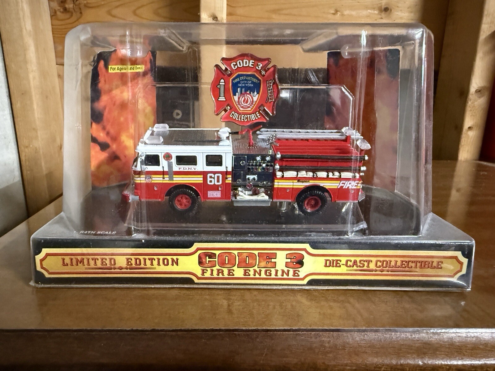 Code 3 Collectible FDNY Seagrave Engine New In Box Never Opened | eBay