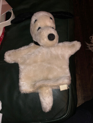 RARE Vintage 1968 SNOOPY Plush Hand Puppet Peanuts Gang United Feature ...