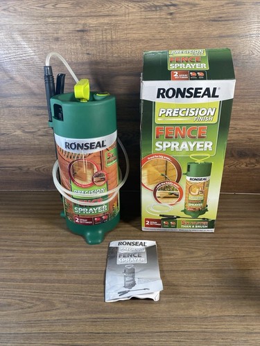 Ronseal Precision Finish Pump Fence Sprayer - Green Unused Open Box ...