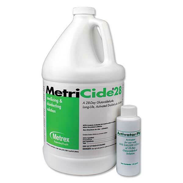 Metrex MetriCide Plus 28-Day glutaraldehyde Solution 1 gallon with ...