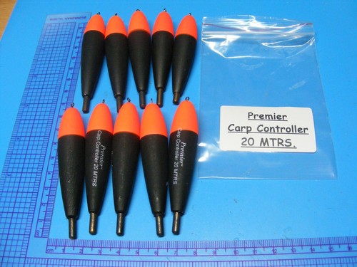 10 Premier 20 Metre CARP CONTROLLER Floats Diameter 16mm x 78mm, Carp Fishing | eBay UK
