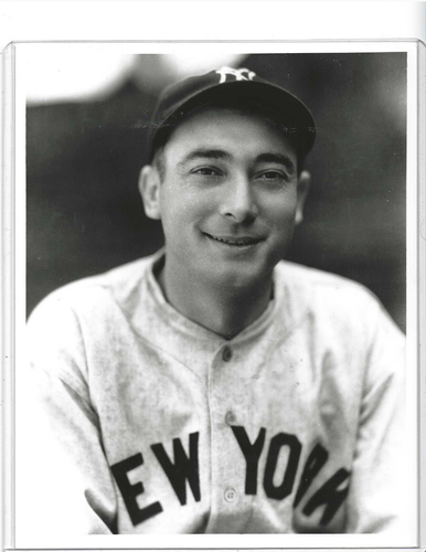 Tony Lazzeri New York Yankees Baseball HOFer George Brace 8x10 Close Up ...