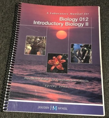 Introductory Biology II Laboratory Manual The Pennsylvania State ...