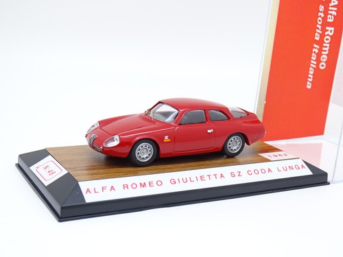 Exem 1/43 - Alfa Romeo Giulietta SZ Coda Lunga Rouge 1962 | eBay