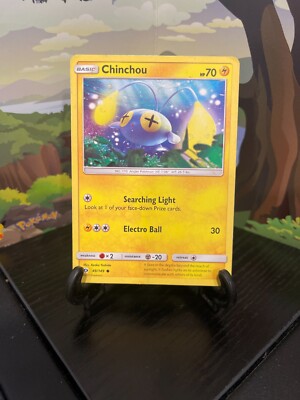 Chinchou 49/149 - Sun & Moon - Common - Pokemon Card TCG - MP/HP | eBay