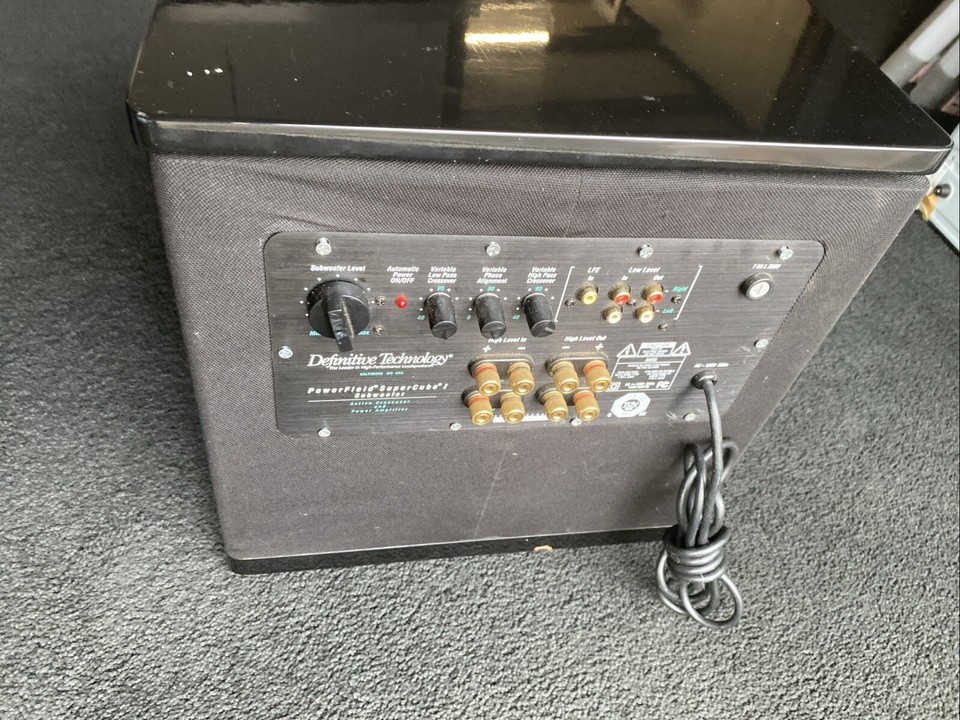 Definitive Technology Supercube I Subwoofer Powerfield 1500w | Parts ...