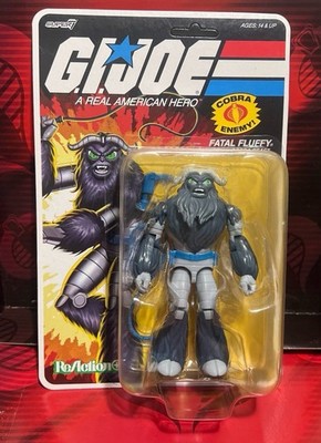 SUPER 7 GI JOE REACTION+ FATAL FLUFFY O-RING FIGURE CARTOON COLORS | eBay
