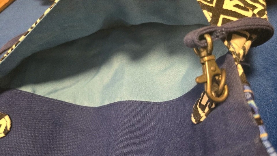 Laurel Burch FLAP CLUTCH Indigo Blue Cats Butterflies Med Shoulder Bag ...