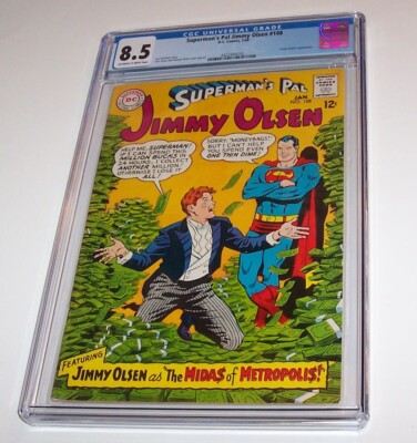 Superman's Pal Jimmy Olsen #108 - DC Comics 1968 Silver Age Issue - CGC ...