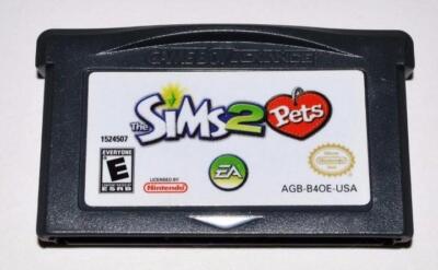 SIMS 2: PETS NINTENDO GAME BOY ADVANCE SP GBA | eBay