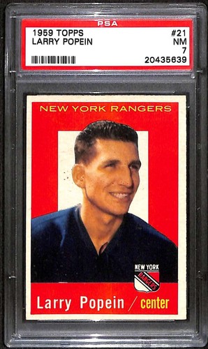 1959 Topps #21 Larry Popein PSA 7 NM C91937 | eBay
