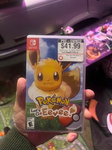 Pokemon Let’s Go Eevee for the switch game case only | eBay