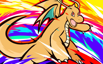 Pokemon pokmon dragonite ishmam anime deviantart playmat gaming mat | eBay