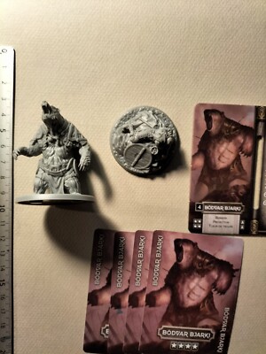 BODVAR BJARKI 2 MINIATURE+CARD+DASHBOARD/VIKING/MYTHIC BATTLES RAGNAROK ...