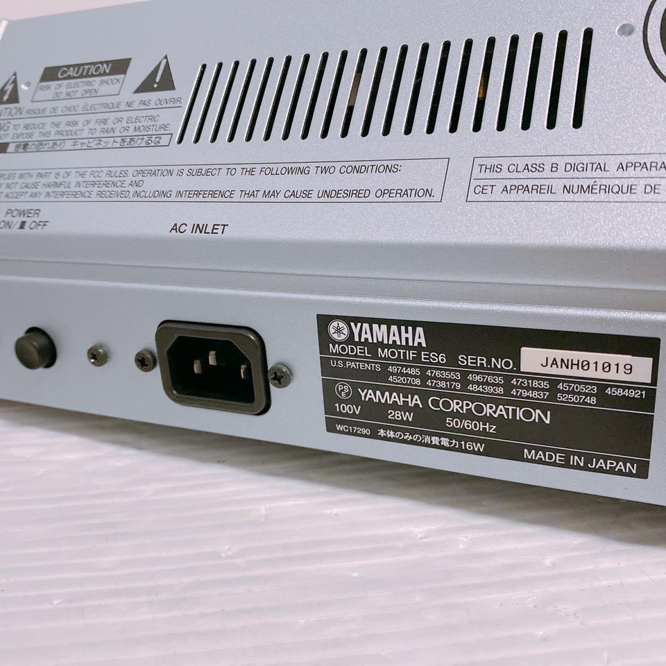 Yamaha Motif ES6 61-Key Keyboard Synthesizer used | eBay