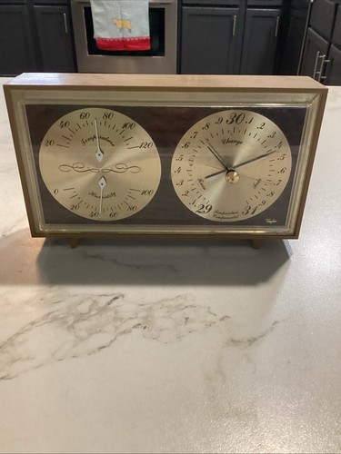 Taylor Dual Gauge Weather Station Temperature Humidity Made In ...