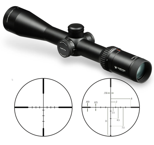 Vortex Optics Viper HS 4-16x44 SFP Riflescope w/ Cantilever Mount & Hat ...