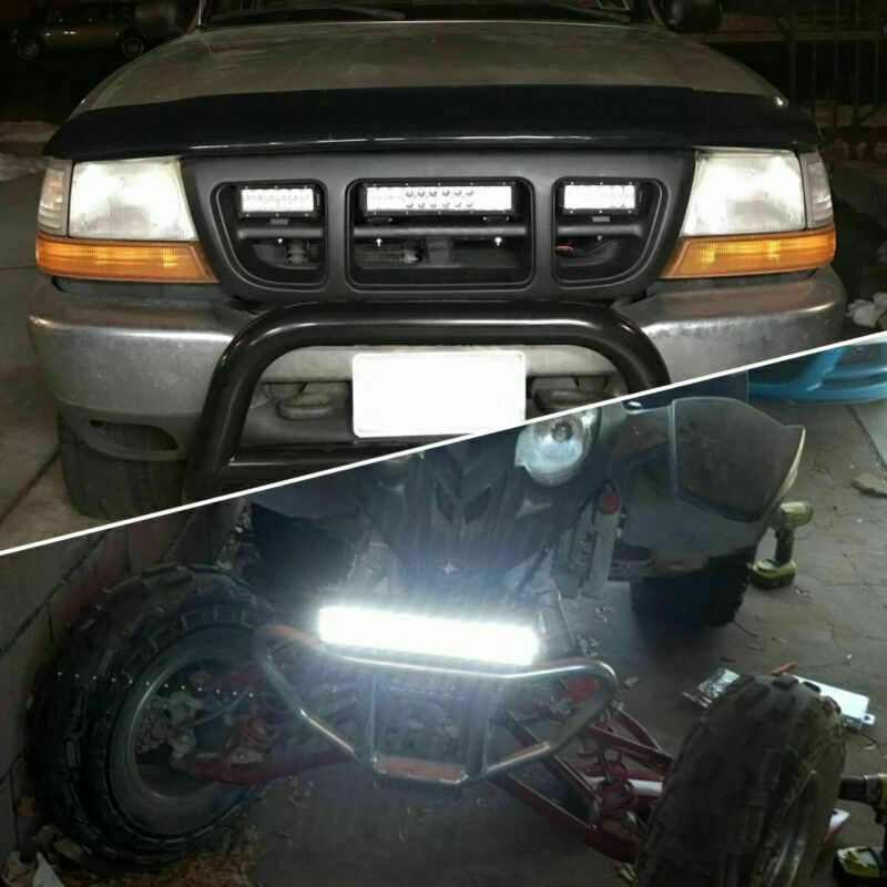 Front Bumper LED Light Spot Flood Combo Driving For Club Car EZGO Golf ...