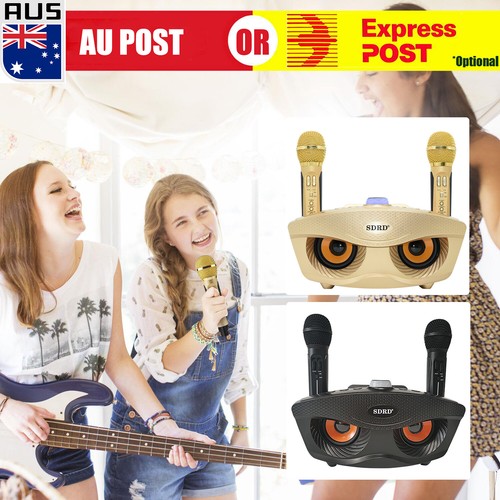 SDRD Portable Wireless Bluetooth Speaker Home Karaoke Dual Wireless ...